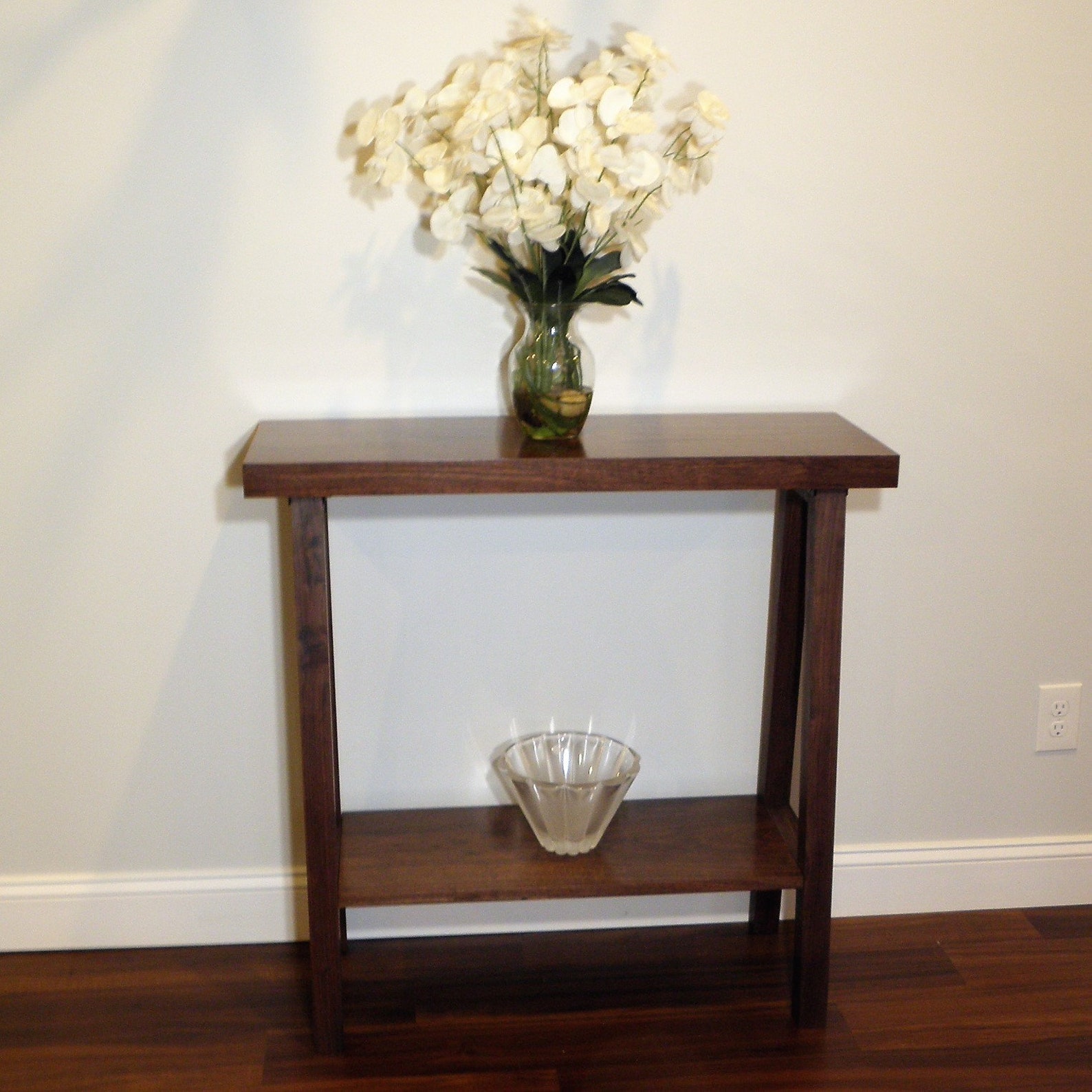 Industrial Black Walnut Console Table Sofa Table Side Table | Etsy