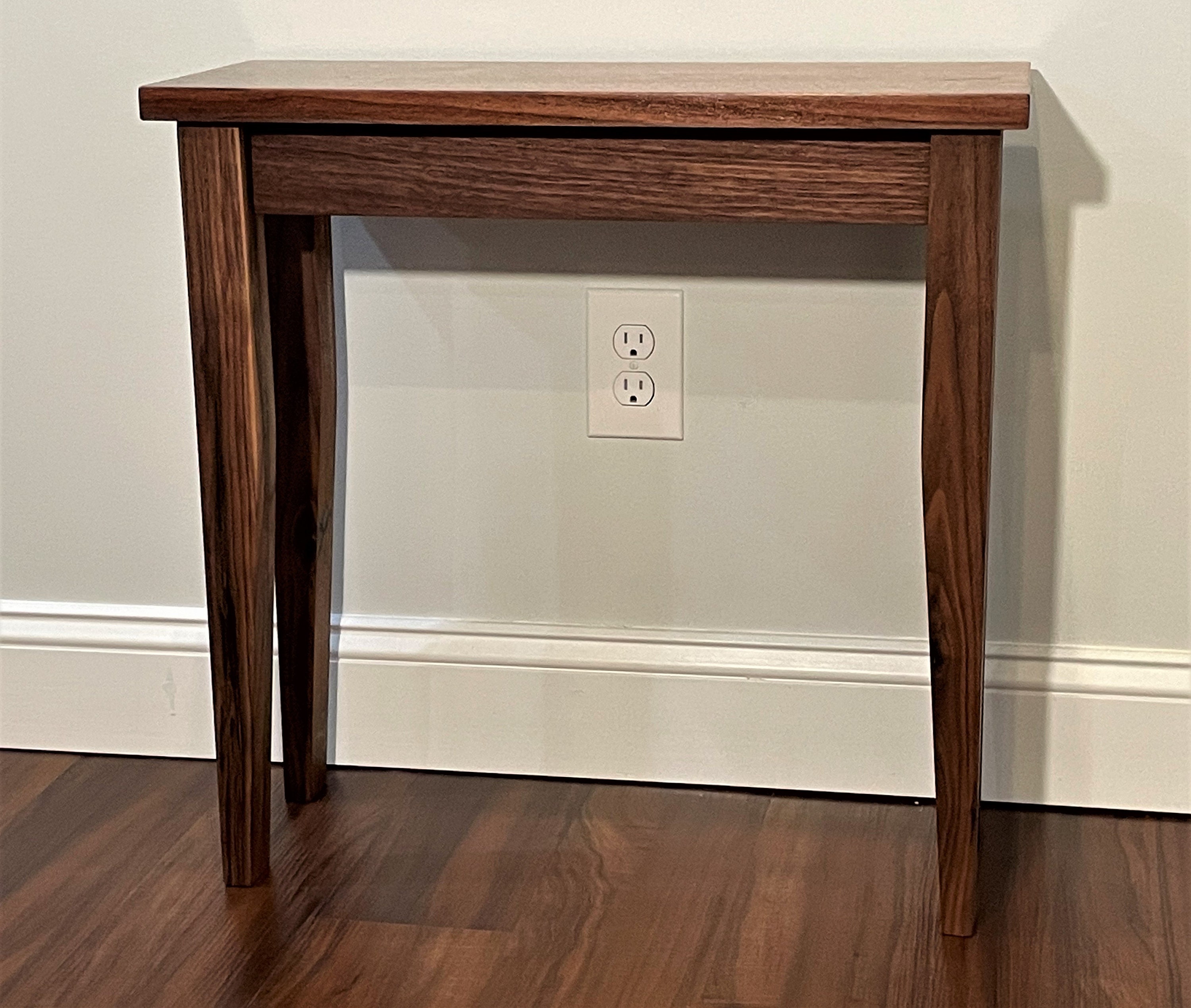 Solid Black Walnut Entry Table Console Table Sofa Table - Etsy
