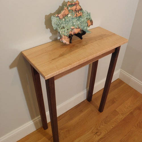 Solid Walnut Console Table - Etsy
