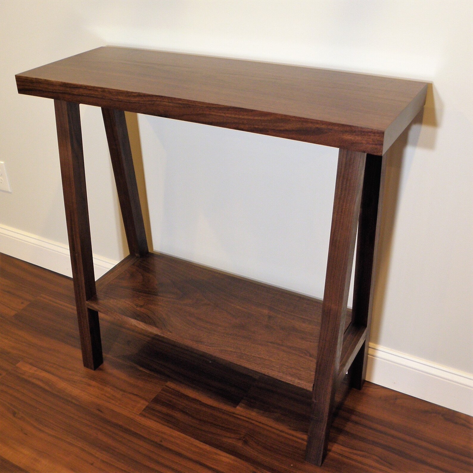 Industrial Black Walnut Console Table Sofa Table Side Table | Etsy