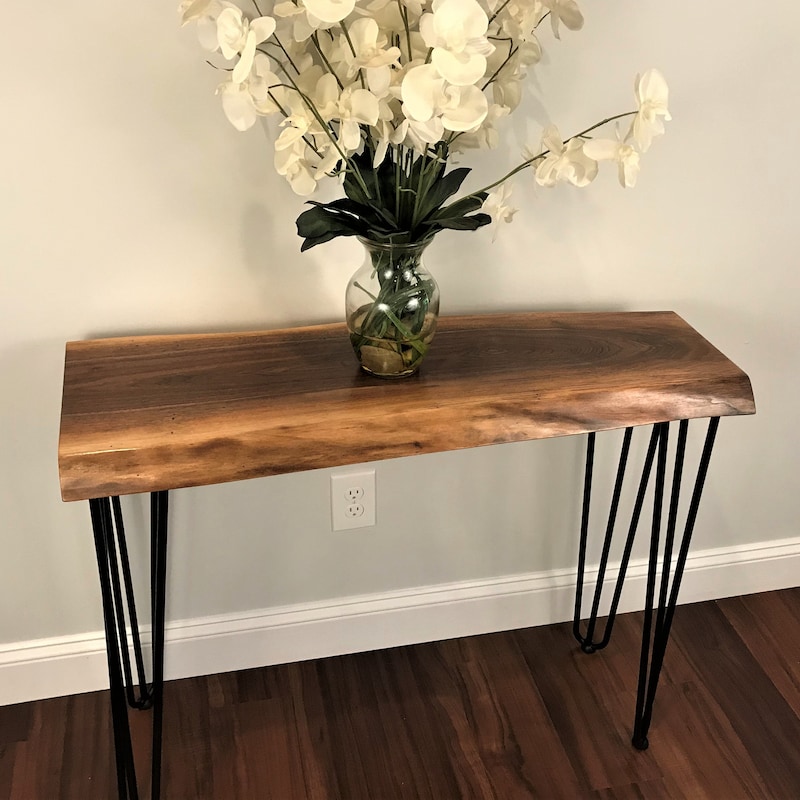 Walnut Entry Table - Etsy