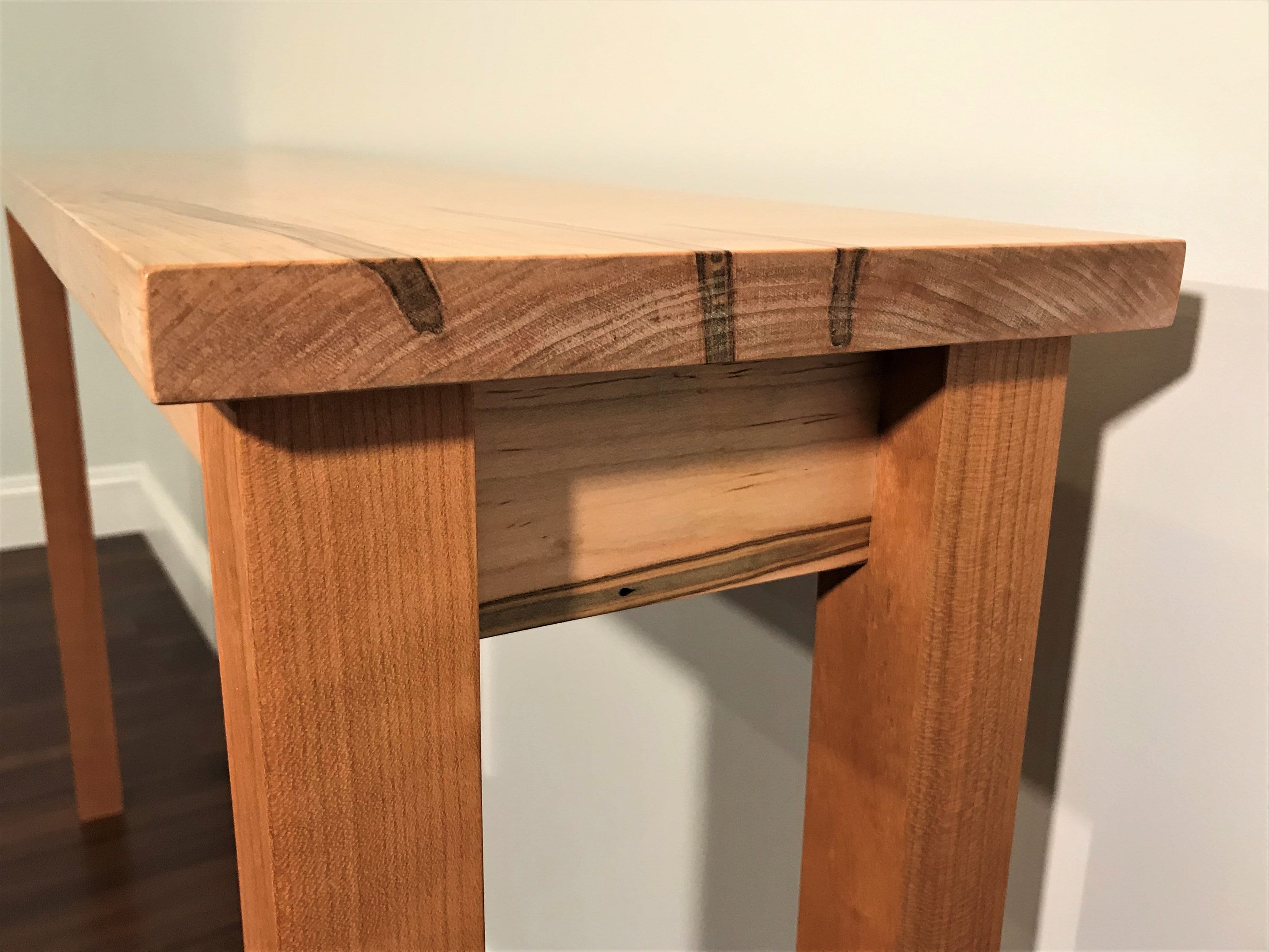 Ambrosia Maple and Cherry Console Table Side Table Hall | Etsy