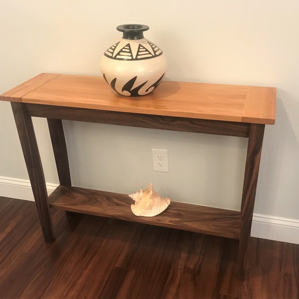 Walnut Entry Table - Etsy