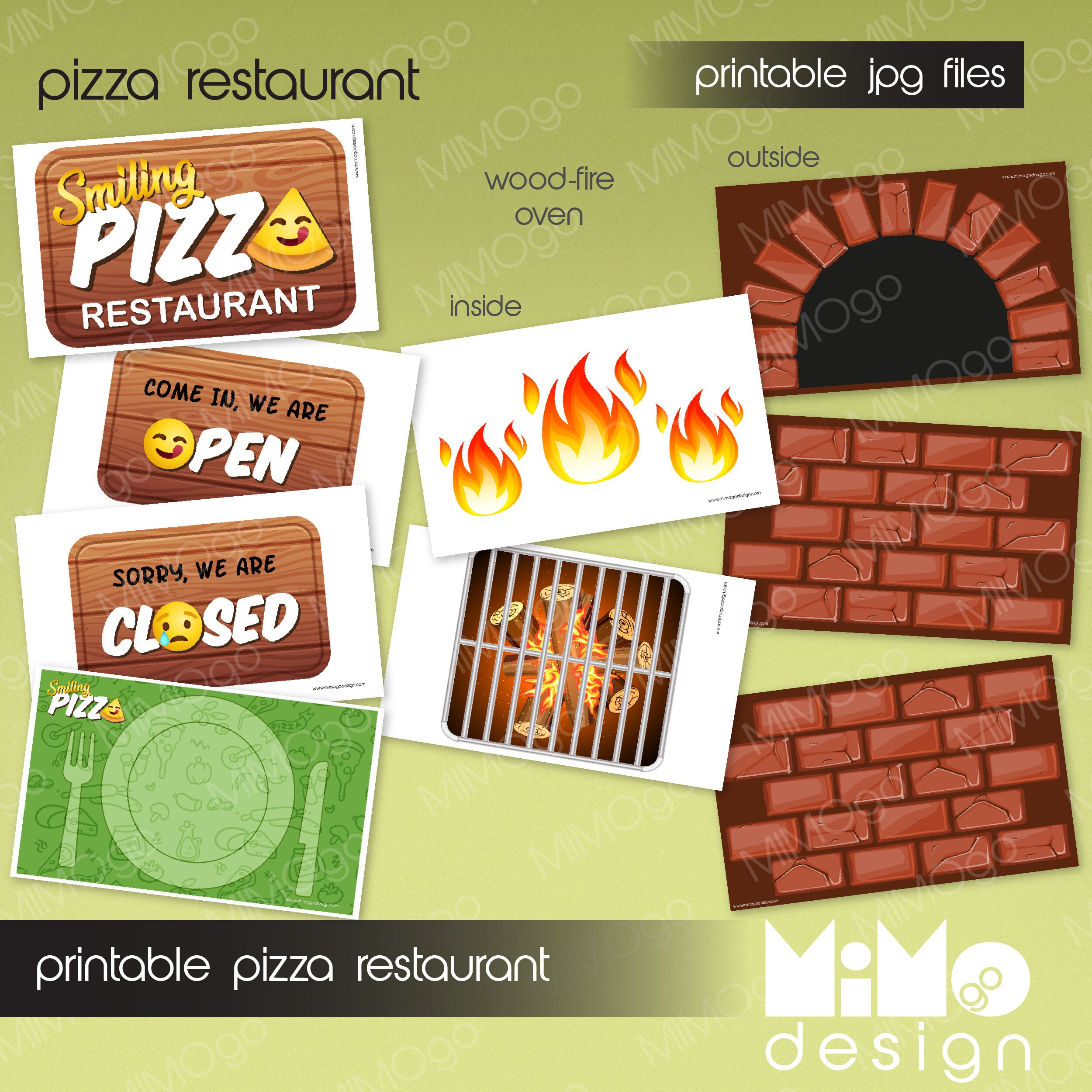 Counting Activities Dramatic Play Pizza Shop Basic Math Preschoolers ...