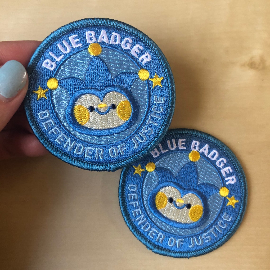 Justice Defender Embroidered Patch - Etsy