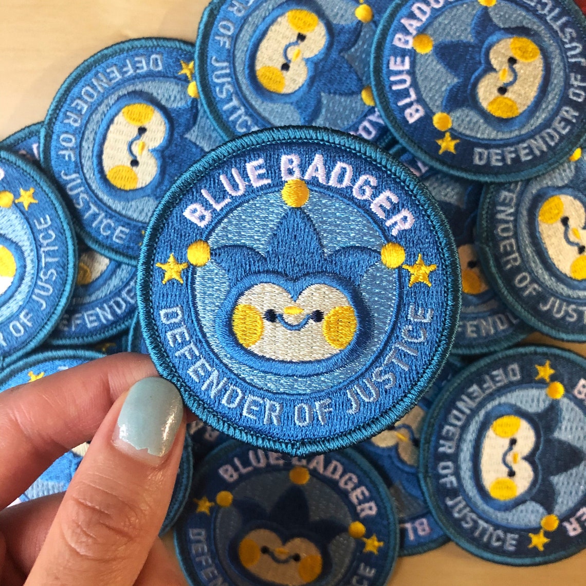 Justice Defender Embroidered Patch - Etsy