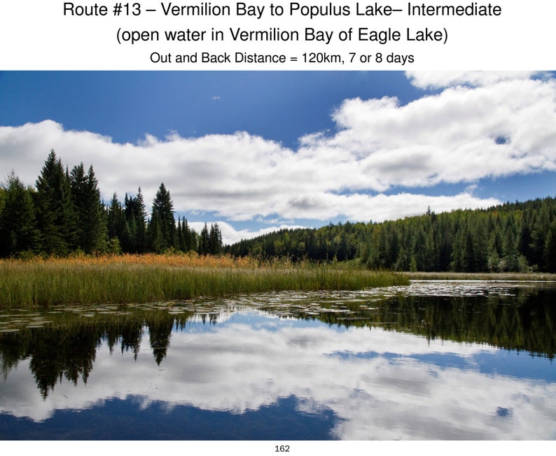 Canoe Route 13. Canada. Northwestern Ontario. Vermilion Bay to Populus ...
