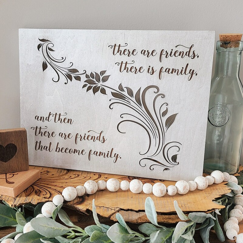 Friends Wood Sign - Etsy