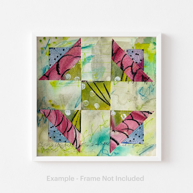 Quilt Block Art - Etsy