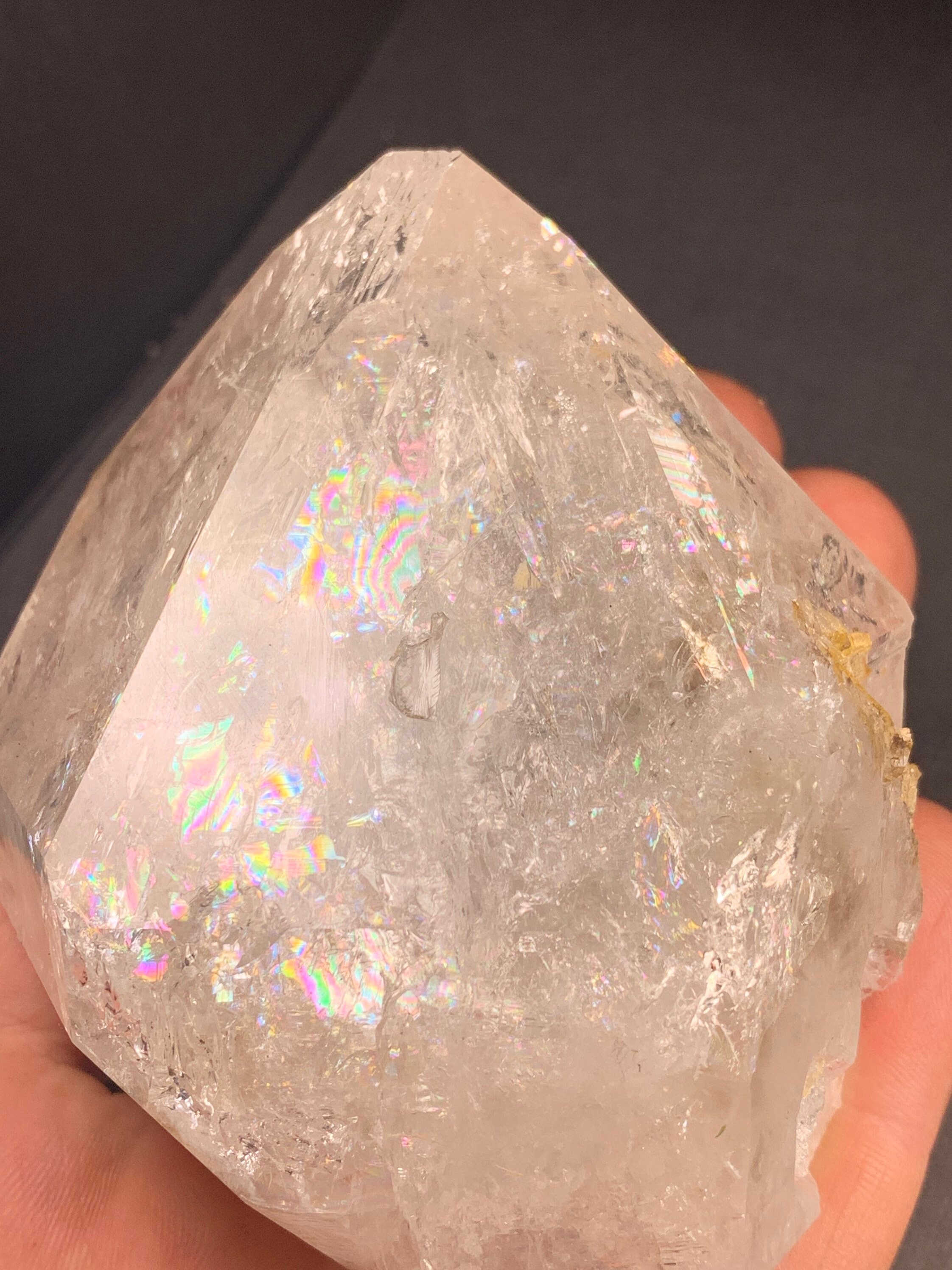 Firecracker rainbow herkimer diamonds | Etsy