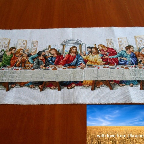 The Last Supper L. Da Vinci Digital Cross Stitch Pattern - Etsy
