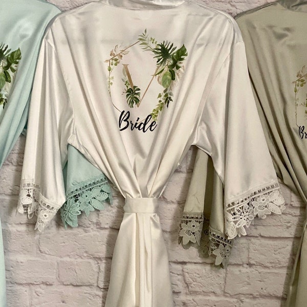Tropical Bridal Robes - Etsy
