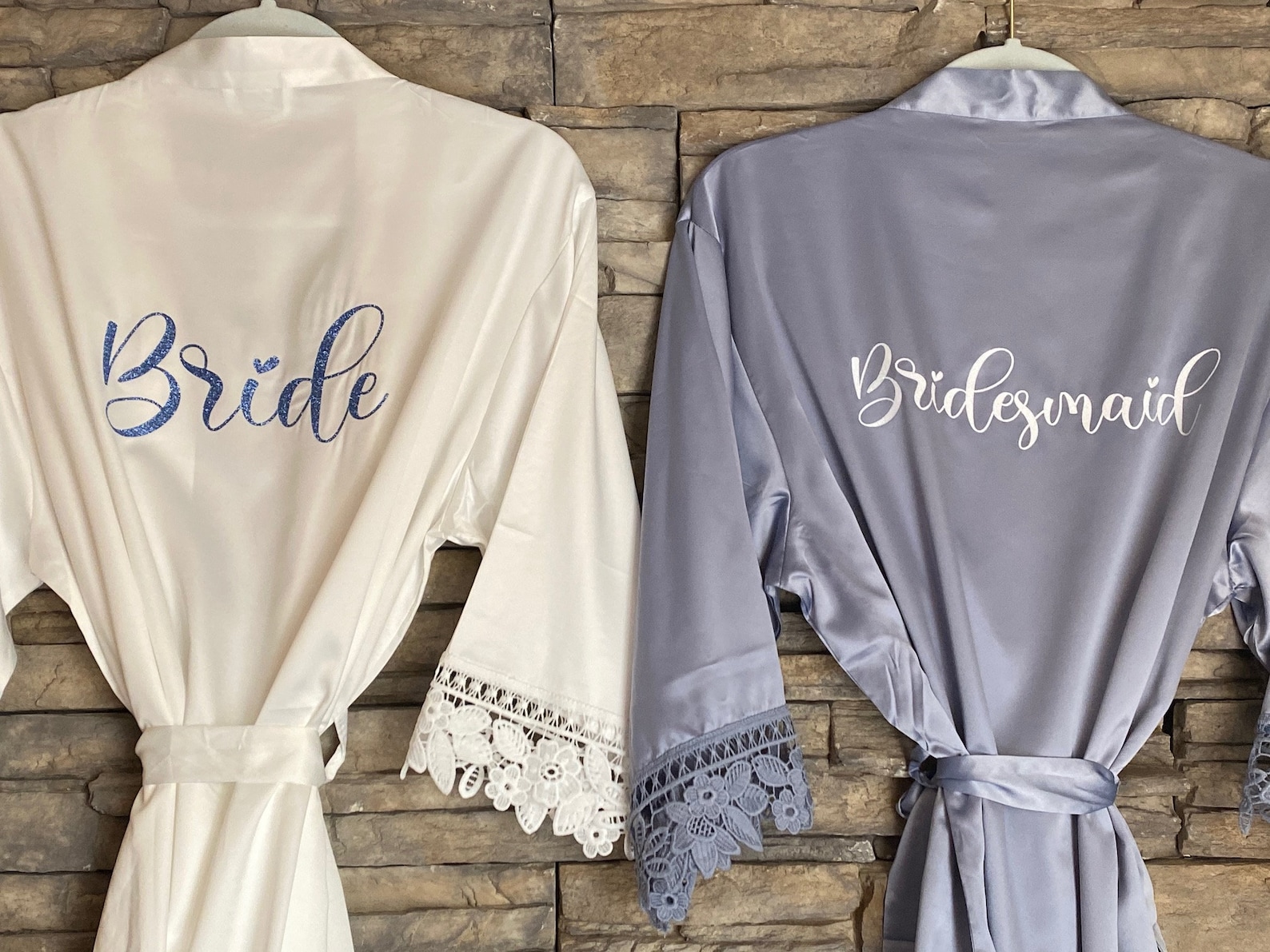 Robes for Bridesmaids Bridesmaid Gifts Lace Robe in Rust - Etsy