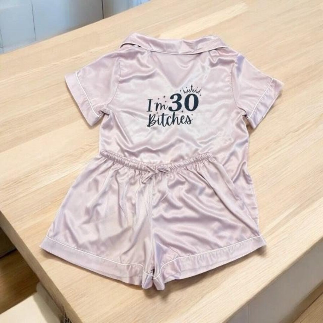 30th Birthday Pajamas, Birthday Squad Pajamas, 30th Bday Gift Idea ...