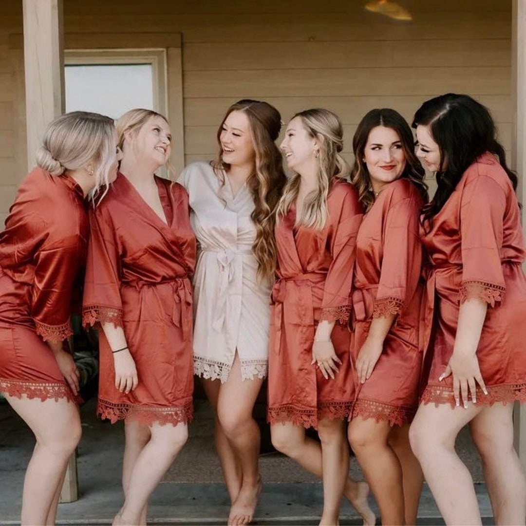 SET of 14 ROBES, Personalized Bridesmaid Robes, Bridesmaids Robes ...