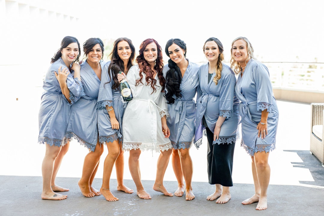 SET of 11 ROBES, Personalized Bridesmaid Robes, Bridesmaids Robes ...