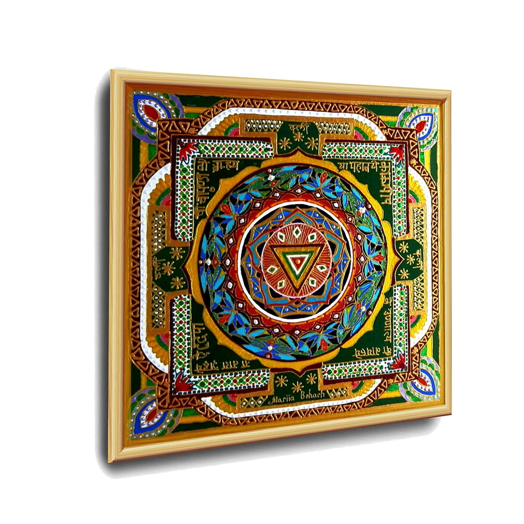 Maha Kali Yantra. Energetic Wall Art, a Symbol of Success in the Most ...