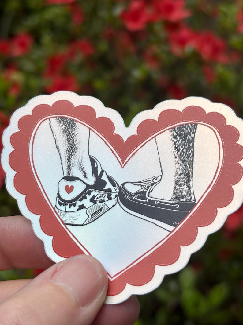 Shoe Scene!, Die Cut Waterproof Sticker, Matte Holographic, 3 by 2.5 ...