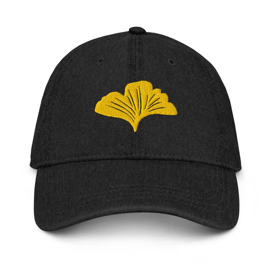 Ginkgo Leaf Denim Cap, Nature Lover Gift, Tree Lover Hat, Camper Style ...