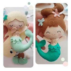 Mermaid Baby Mobile Sea Creatures Mobile Ocean Mobile | Etsy UK