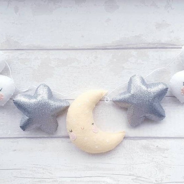 Moon Garland - Etsy