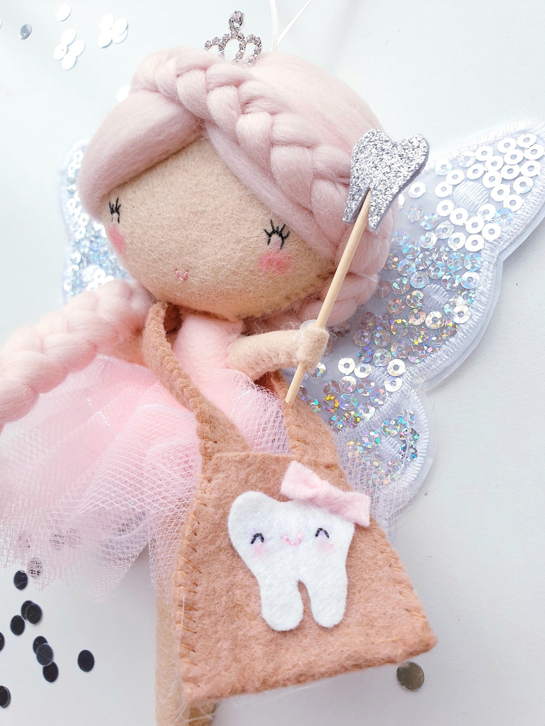 Felt Tooth Fairy Doll: Hanging Nursery Decoration - Etsy