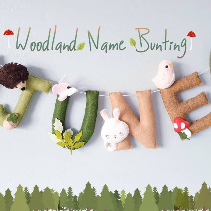 Felt Name Garland - Etsy