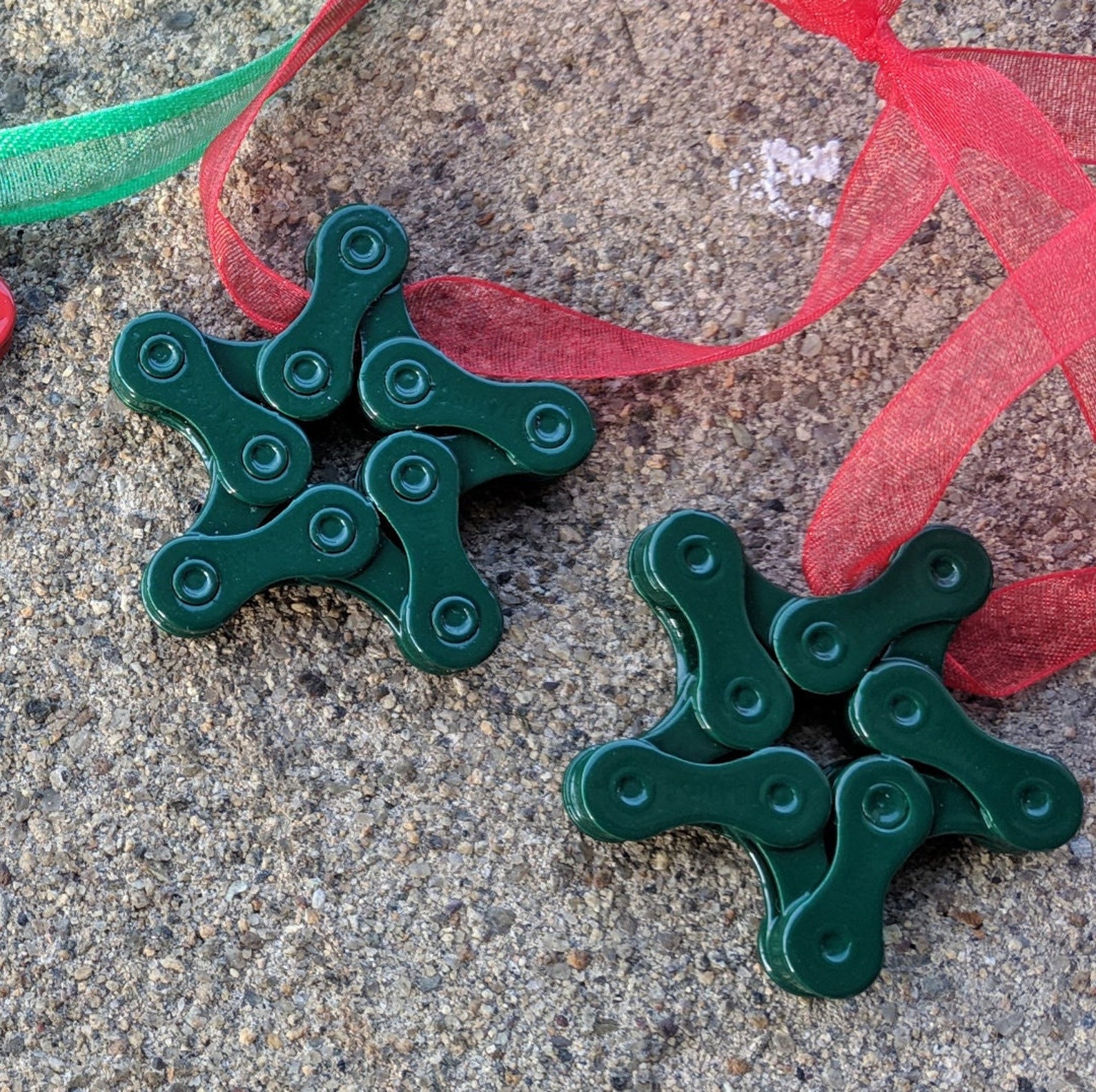 Recycled Bicycle Chain chain Link Star Bike Lover - Etsy