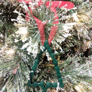 A "christmas Tree" Ornament Made From Recycled Bicycle Chain / Bike ...