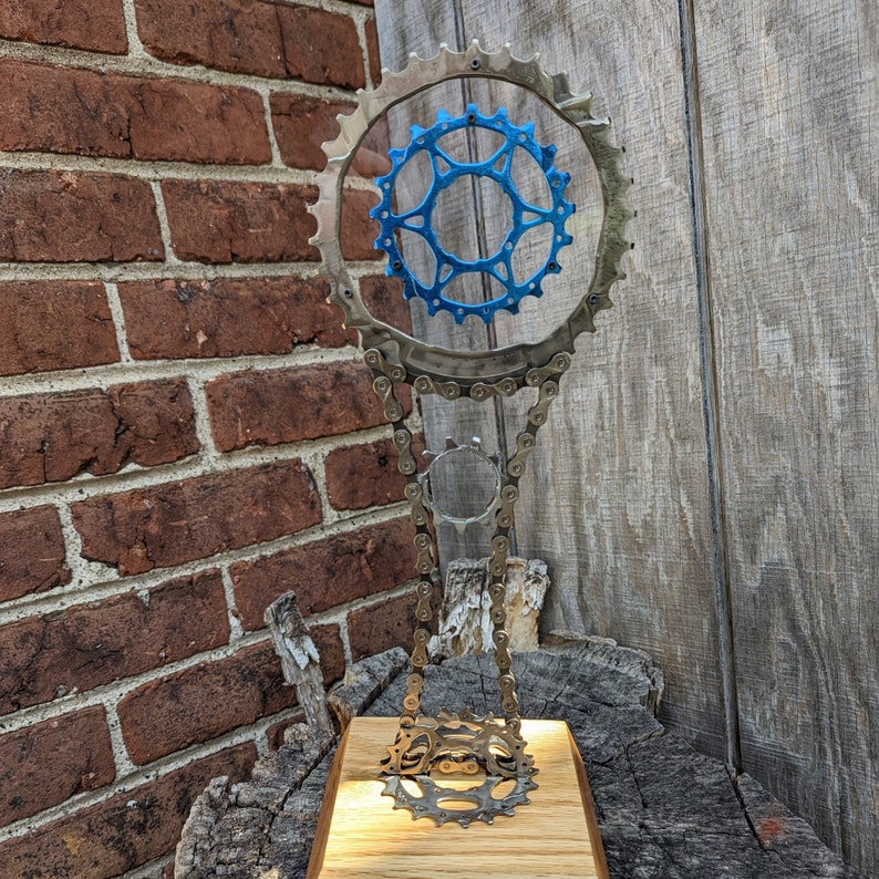 Bicycle Award Trophy Made From Recycle Bike Parts - Etsy