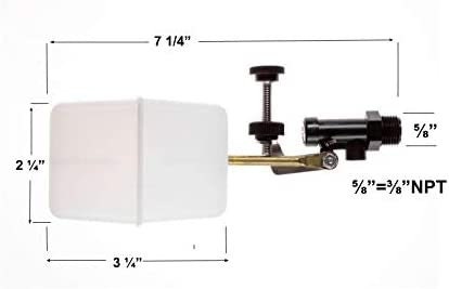 EZ Adjust ABS Plastic Replacement Float Valve With 3" Arm - Etsy