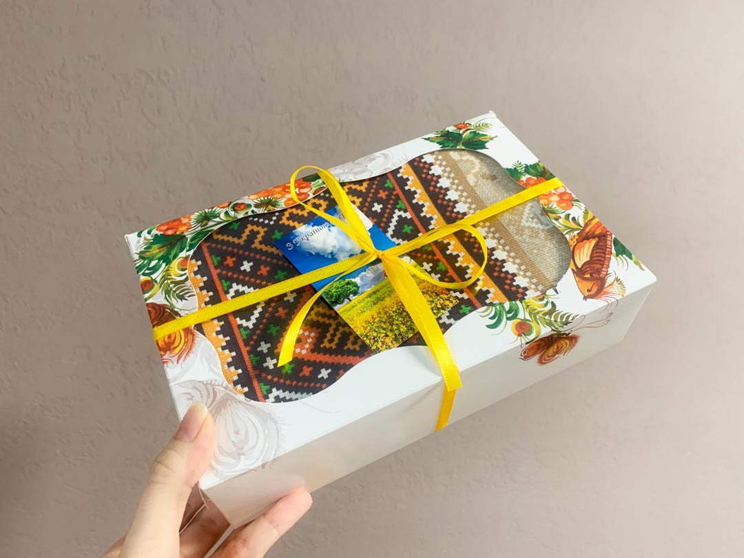 Ukrainian Gift Box With Decorative Towels – Perfect Present for Mom ...