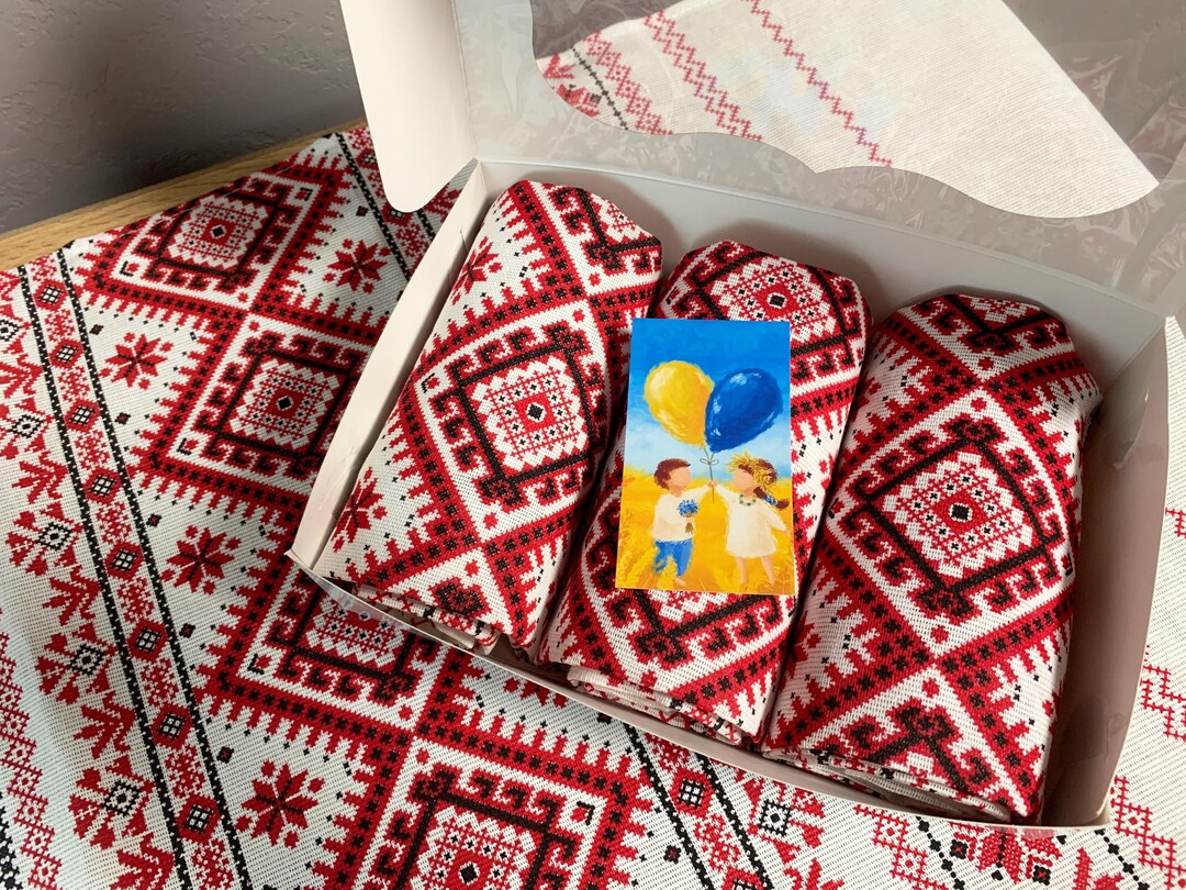 Ukrainian Gift Box With Decorative Towels – Perfect Present for Mom ...