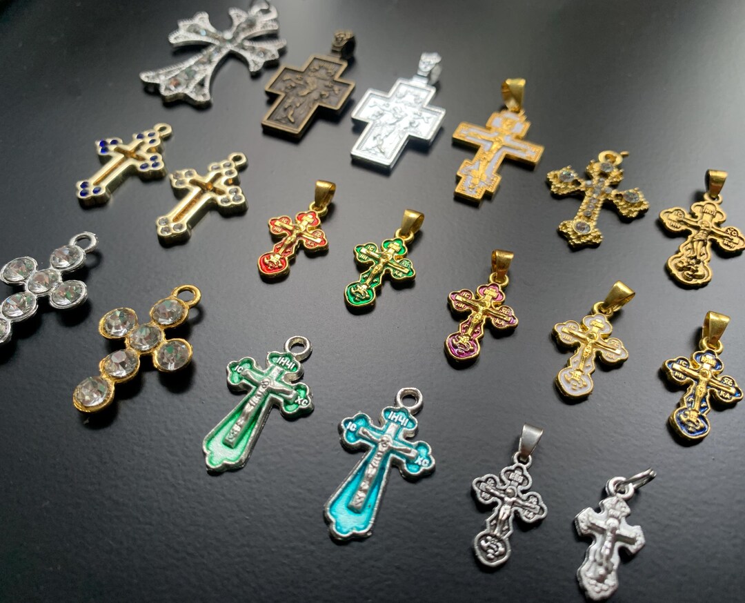 Metal Orthodox Cross Pendant for Men or Women Christian Religious Metal ...