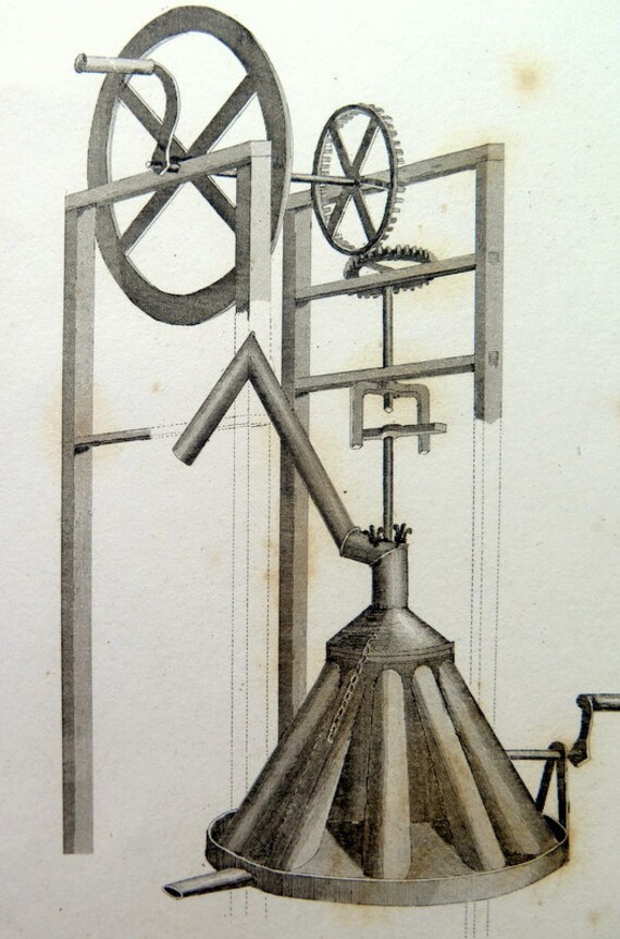 scientific laboratory alcohol plate science. 1852 Original Distillation ...