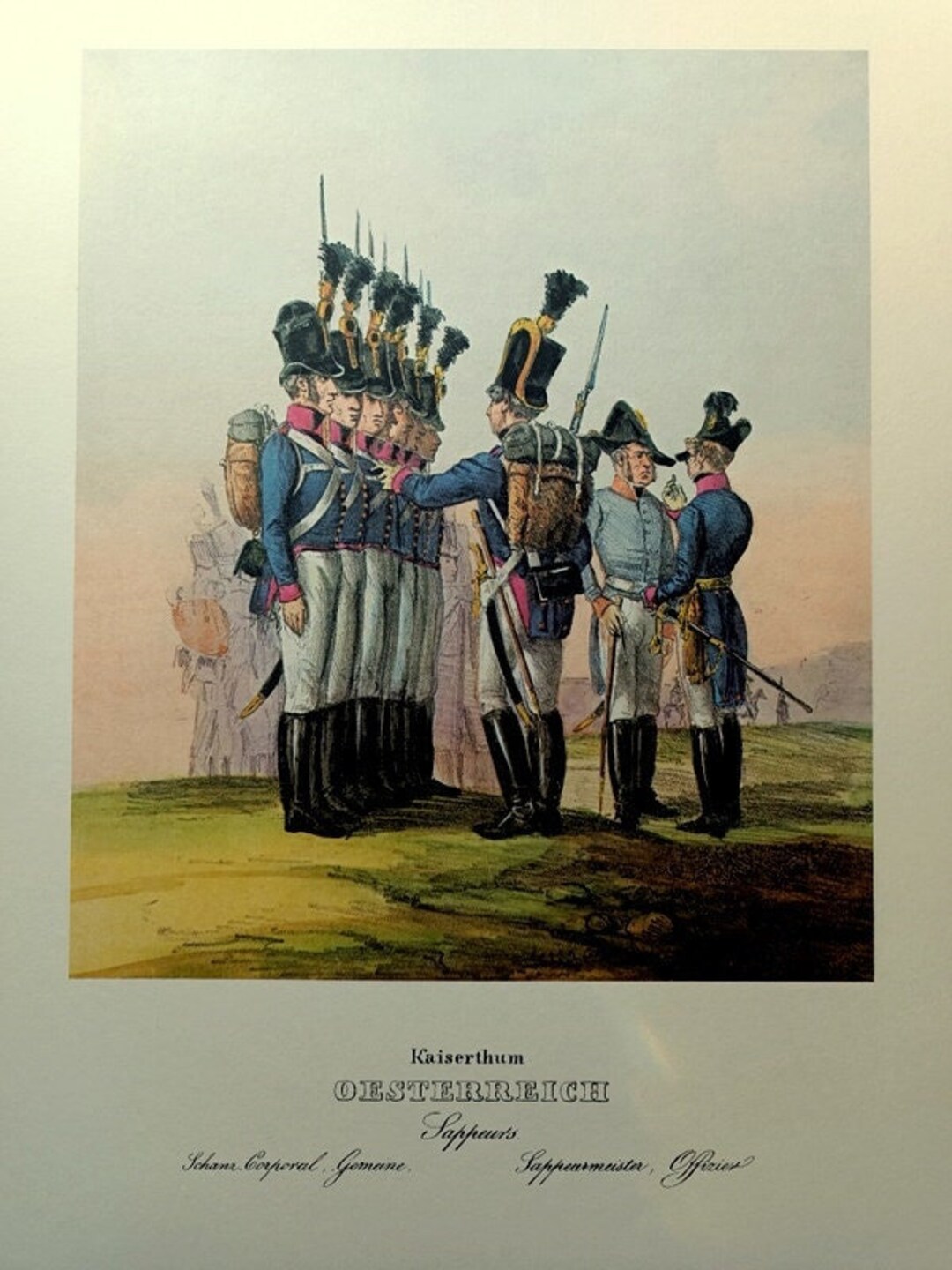 Color Print of the German Armed Forces of the Emperor of Austria ...