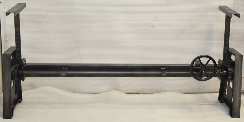 86 Extra Long Rustic Crank Table Base | Etsy