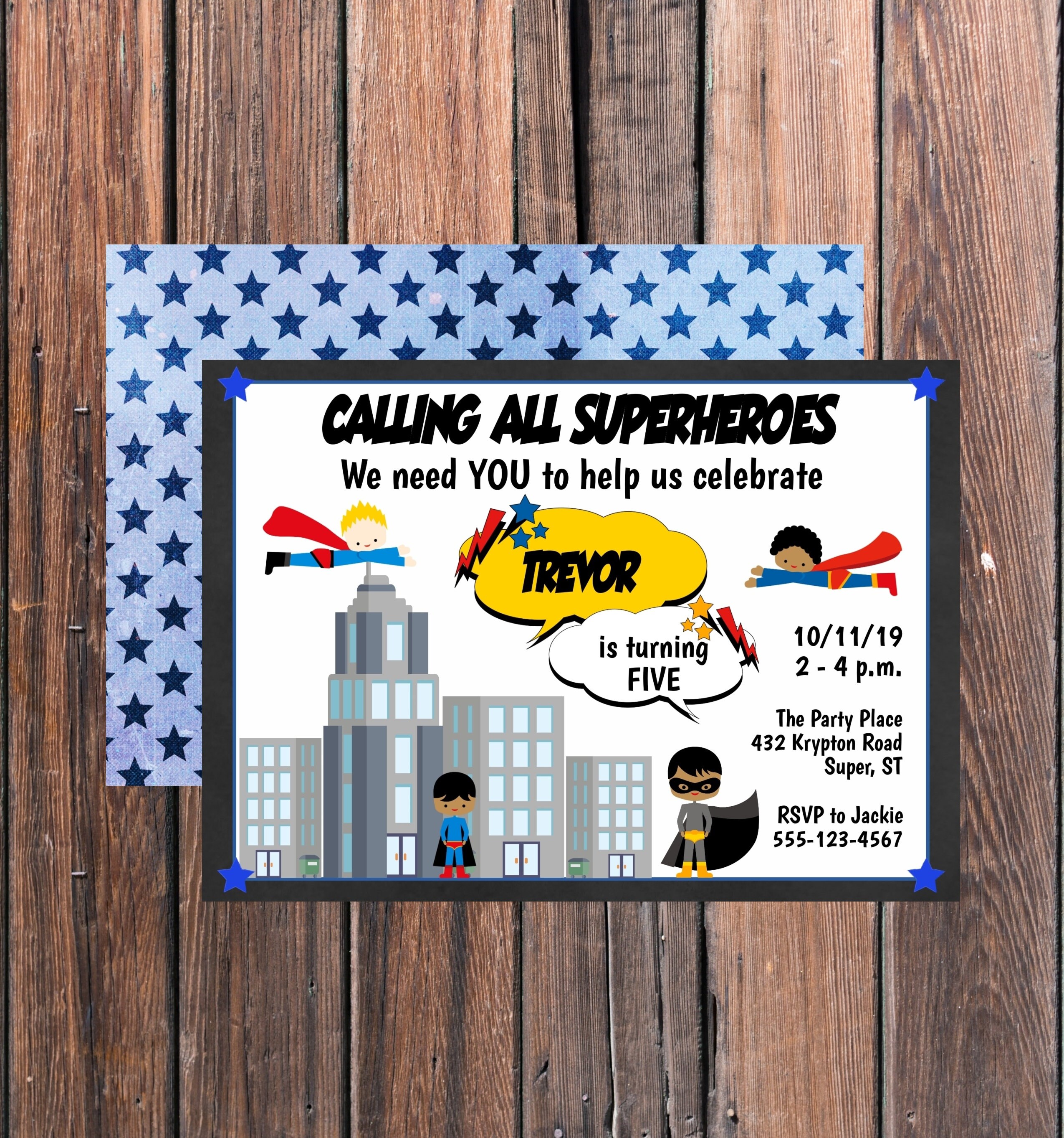 Superhero Party Theme Hero Birthday Invitations Corjl - Etsy