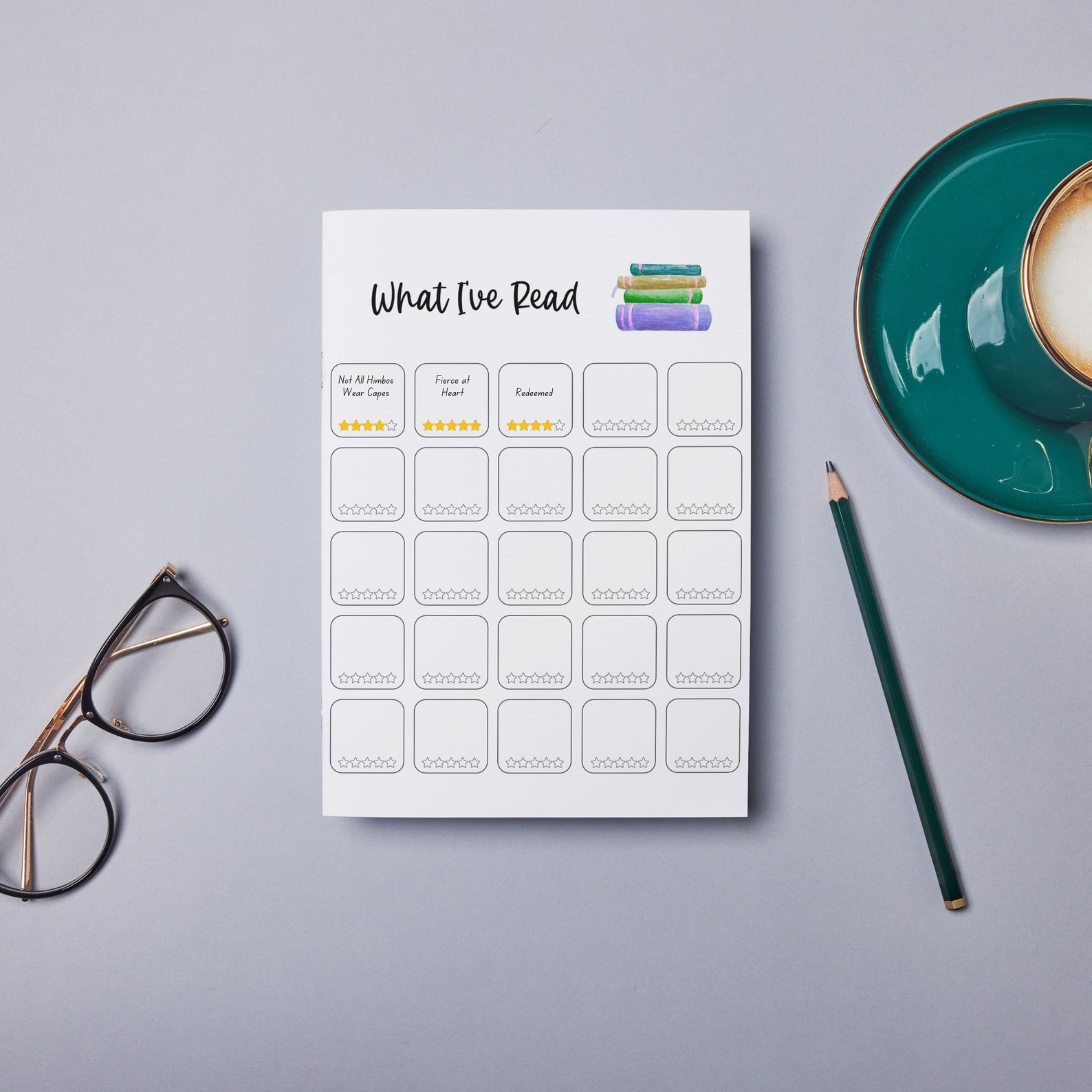 Book Tracker Printable Bundle, Book Reading Planner, Reading Log, Book ...