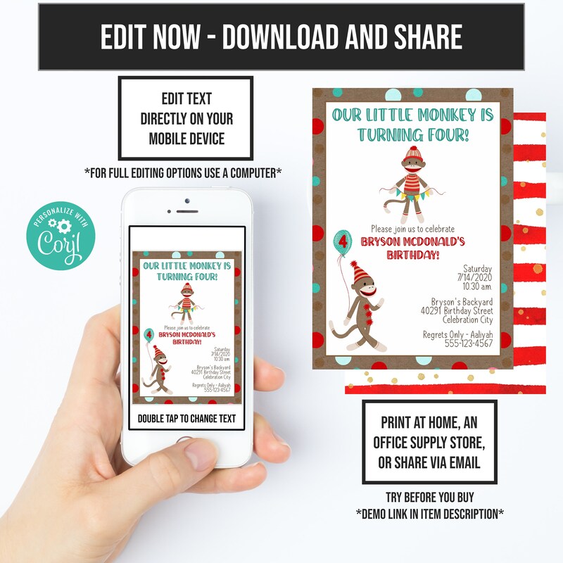 Sock Monkey Theme - Etsy