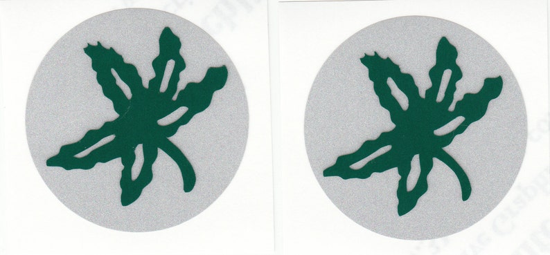 Reflective Ohio State Buckeye Leaf Award - Etsy