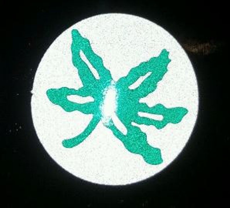 Reflective Ohio State Buckeye Leaf Award - Etsy