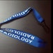 MRI Safe Radiology Lanyard - Blue Embroidered - Etsy
