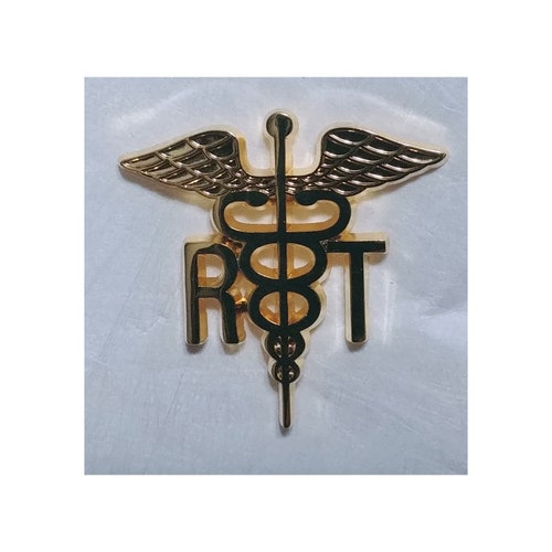 Radiology Pin RT Caduceus Gold - Etsy