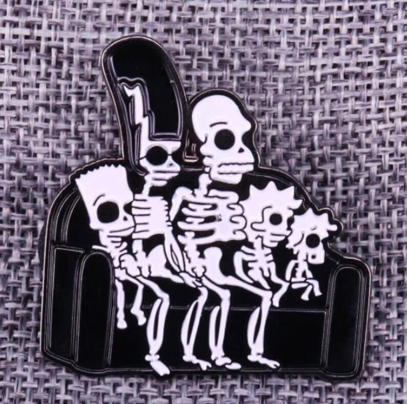 Radiology Pin Homer & Family | Etsy