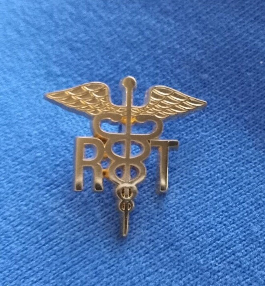 Radiology Pin - RT Caduceus Gold - Etsy