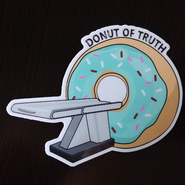 Ct Donut Sticker - Etsy