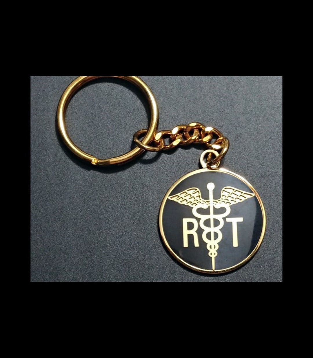 Radiology Keychain - Caduceus - Etsy