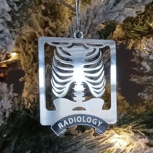 Radiology Christmas Ornament - Stainless Steel - Etsy