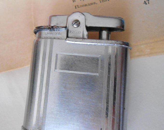 Vintage Ronson Lighter, Ronson Lighter, Ronson Whirlwind, Refillable ...